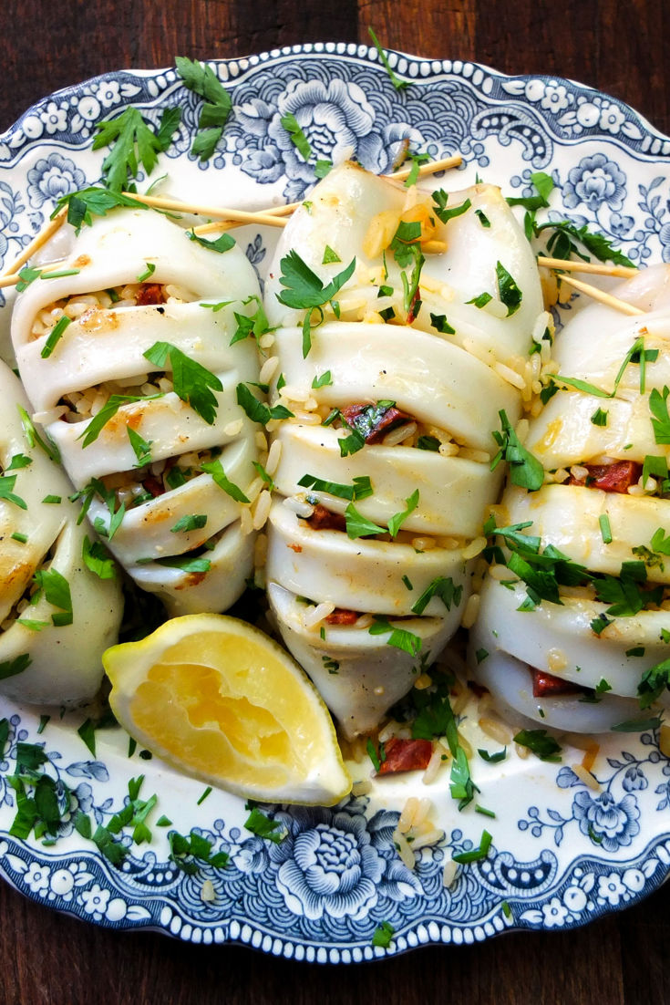 Chorizo-Stuffed Squid Recipe - Great British Chefs