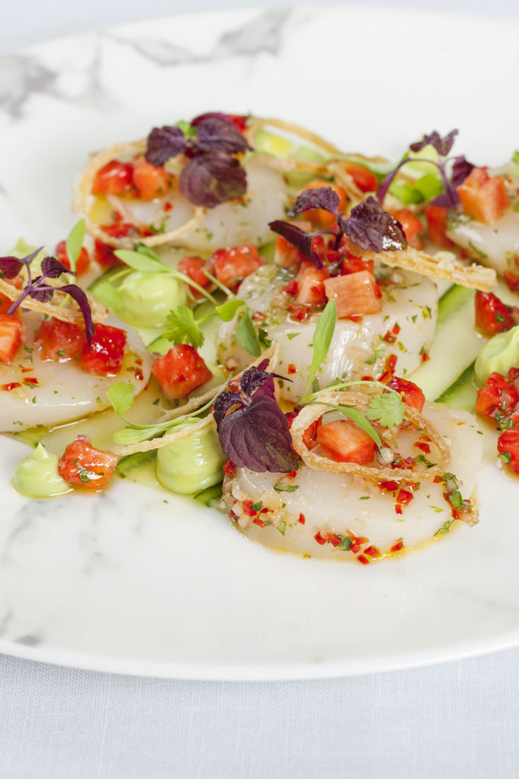 Scallop and Strawberry Ceviche Recipe - Great British Chefs