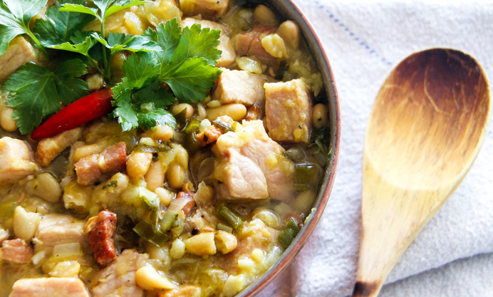 Gammon and white bean stew recipe - Great British Chefs