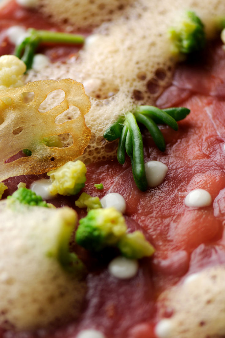 Duck Carpaccio with Sea Urchin Recipe - Great British Chefs