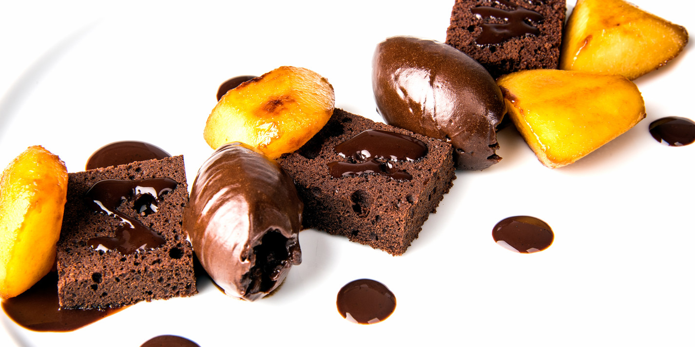 Chocolate Genoise with Chocolate Ganache Recipe - Great British Chefs