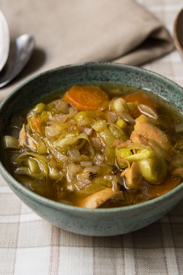 Cock a leekie soup recipe - Great British Chefs