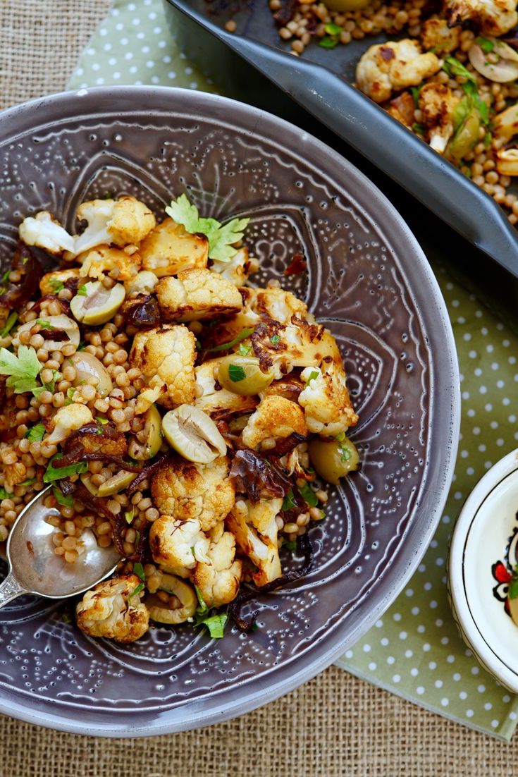 Fregola Salad Recipe with Roast Spiced Cauliflower - Great British Chefs