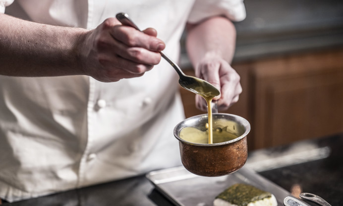 Crusted Cod with Mussels, Coriander and Cauliflower Recipe - Great ...
