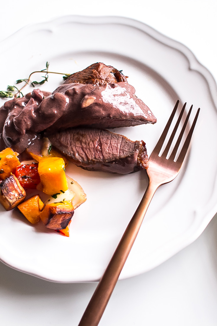 Ostrich Steak Recipe with Red Wine Sauce - Great British Chefs