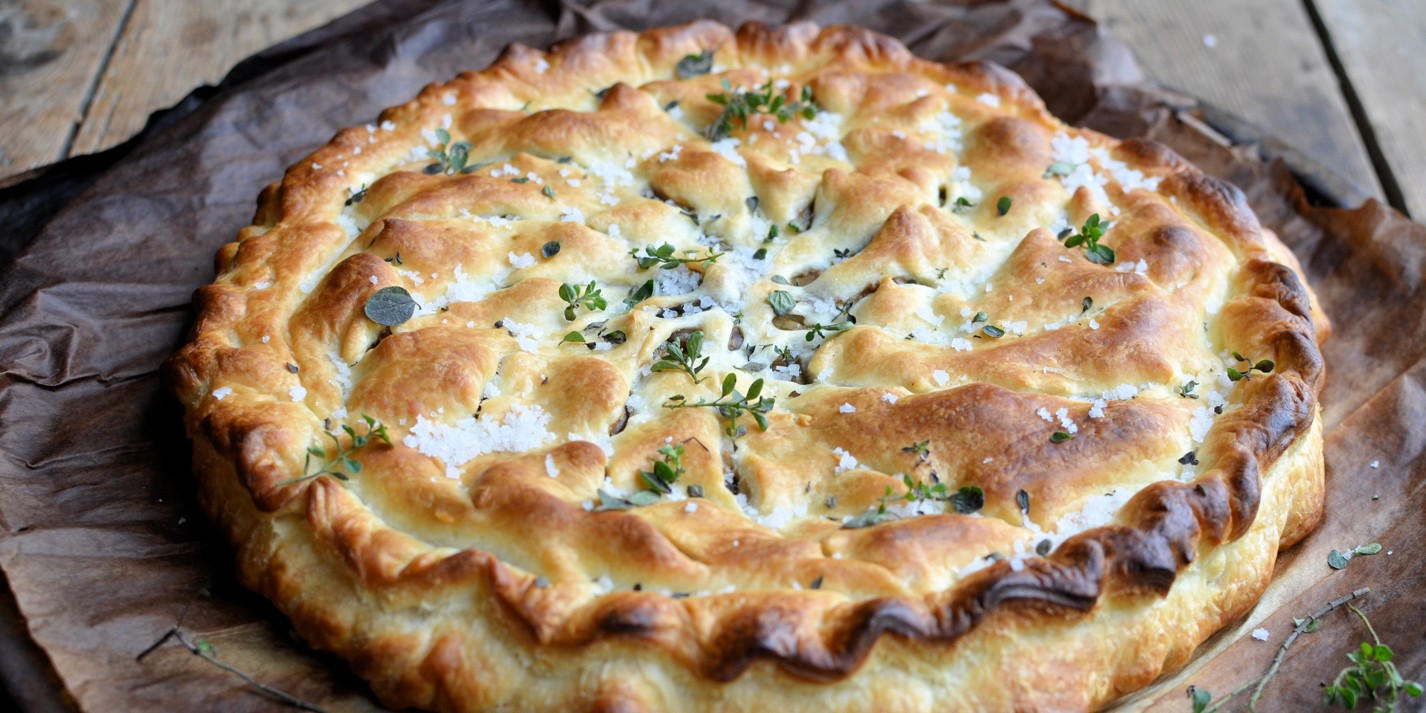 Vegan mushroom, chestnut and thyme pithivier recipe - Great British Chefs