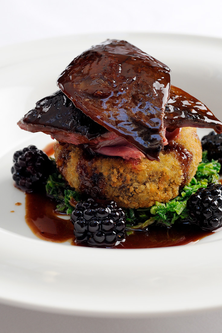 Roast Grouse With Blackberries & Port Wine Jus - Great British Chefs