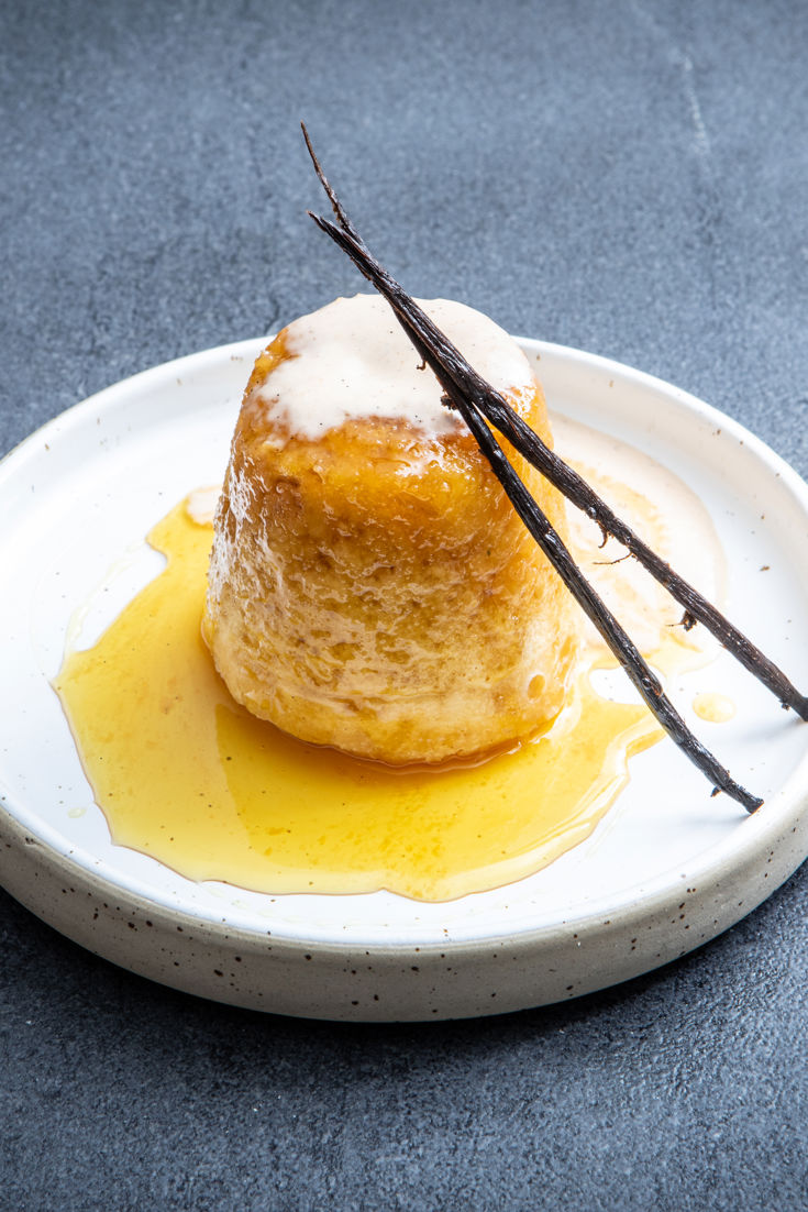Steamed Syrup Pudding with Vanilla and Cardamom Custard Recipe - Great ...