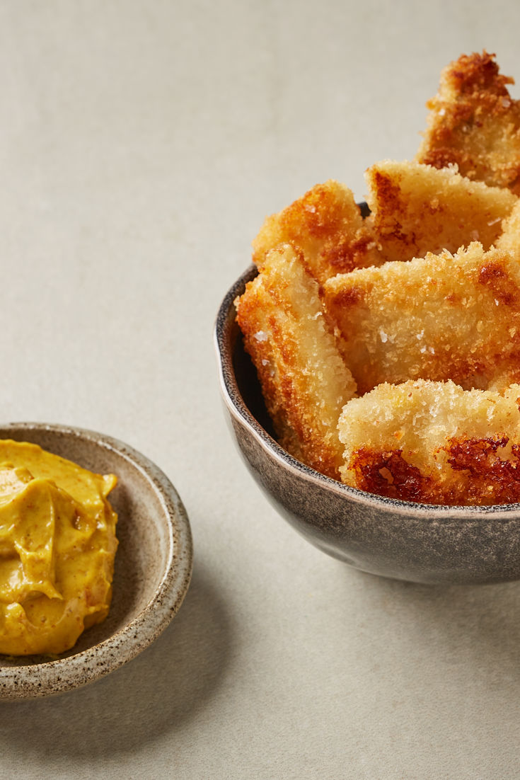 Fish Goujons with Curry Mayo Recipe - Great British Chefs