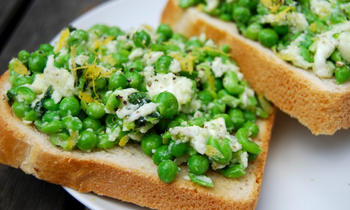 Peas on Toast Recipe - Great British Chefs