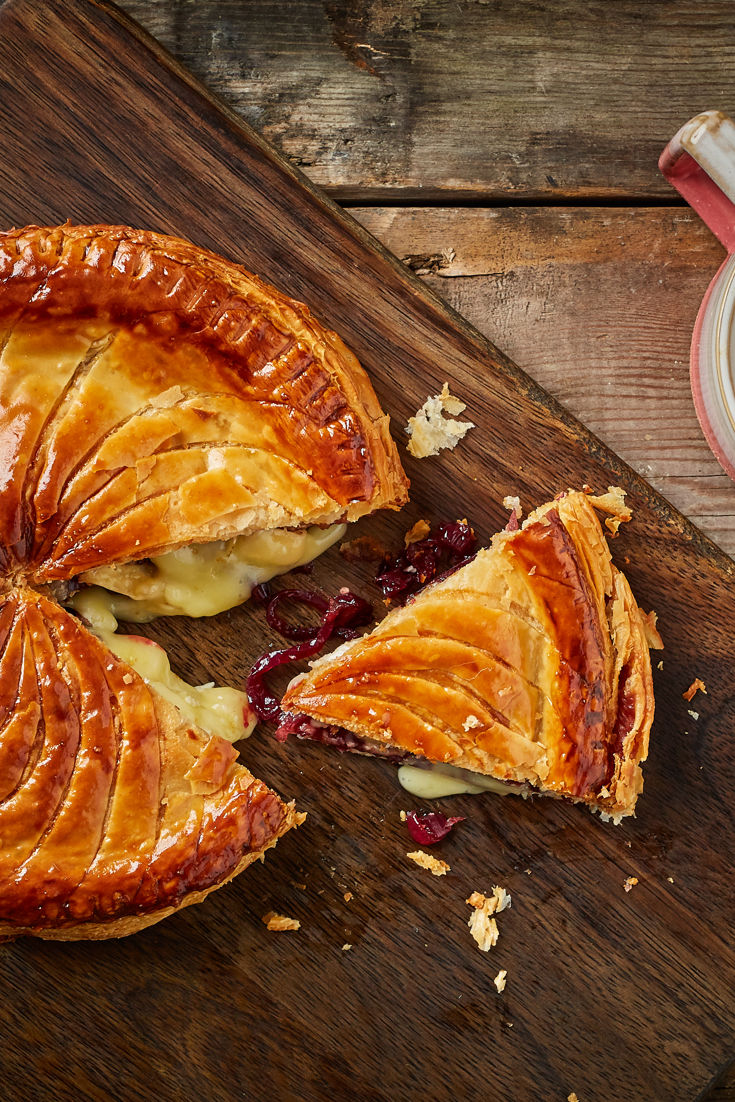 Brie, Cranberry and Red Onion Pithivier Recipe - Great British Chefs