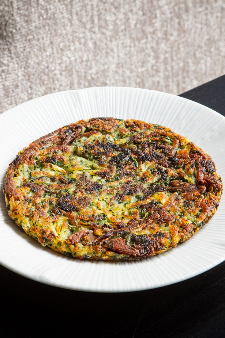 Potato Rosti with Duck Confit and Herbs Recipe - Great British Chefs