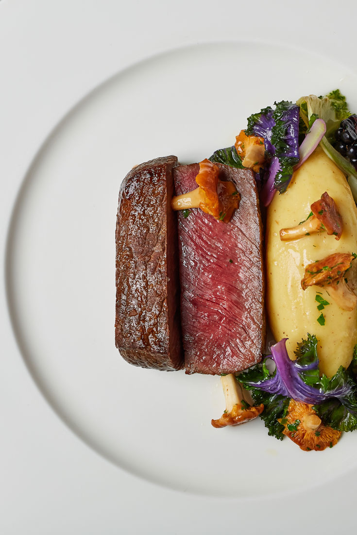 Treacle-Cured Venison with Brown Butter Pommes Purée Recipe - Great ...