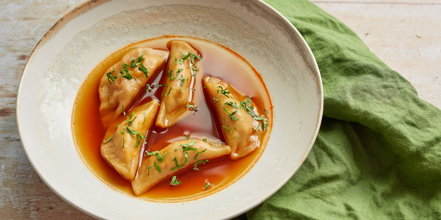 Chorizo and Prawn Pierogi Recipe - Great British Chefs