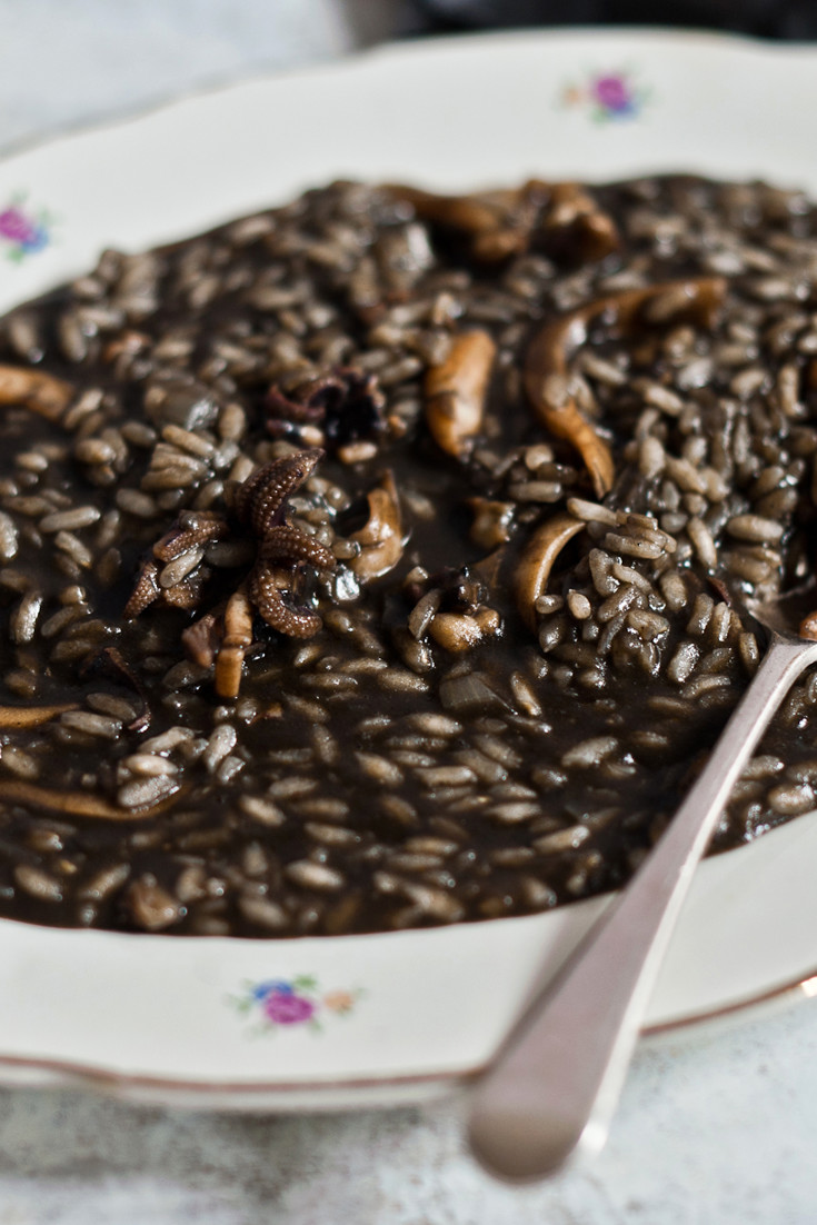 Squid Ink Risotto Recipe - Great Italian Chefs