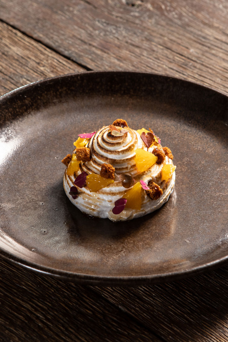 Baked Alaska with Orange and Ginger Parfait Recipe - Great British Chefs