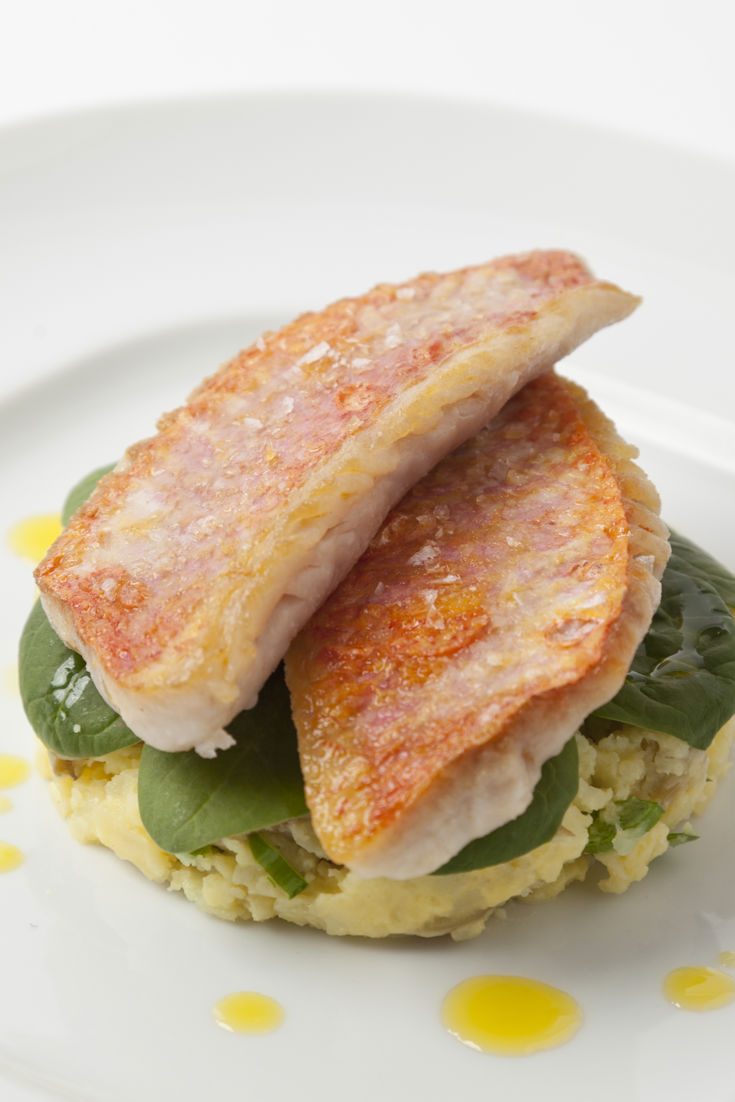 Red Mullet Recipe With Spinach & New Potatoes - Great British Chefs