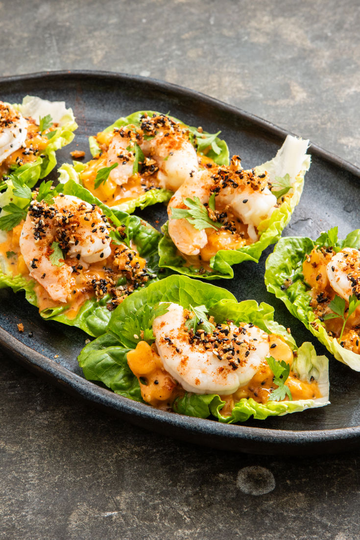 Prawn Cocktail Baby Gem Cups Recipe - Great British Chefs