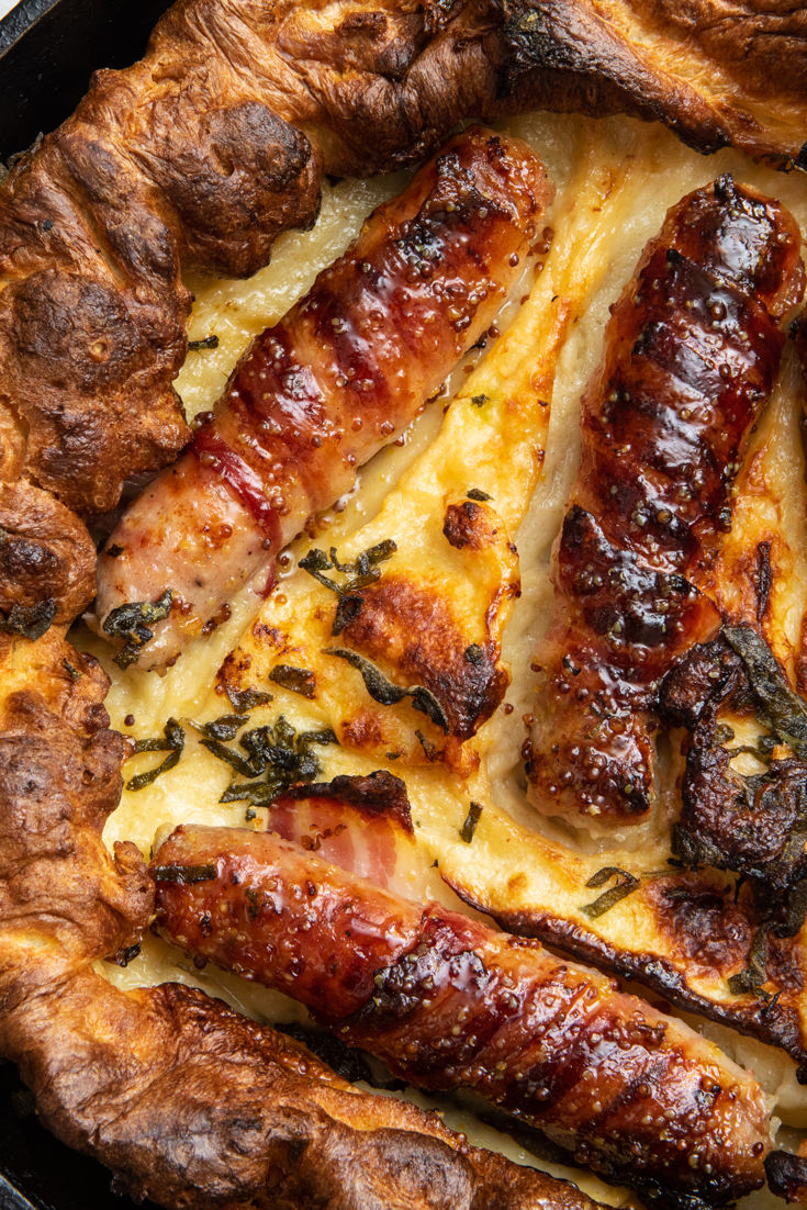 Pigs in Blankets Toad in the Hole Recipe - Great British Chefs
