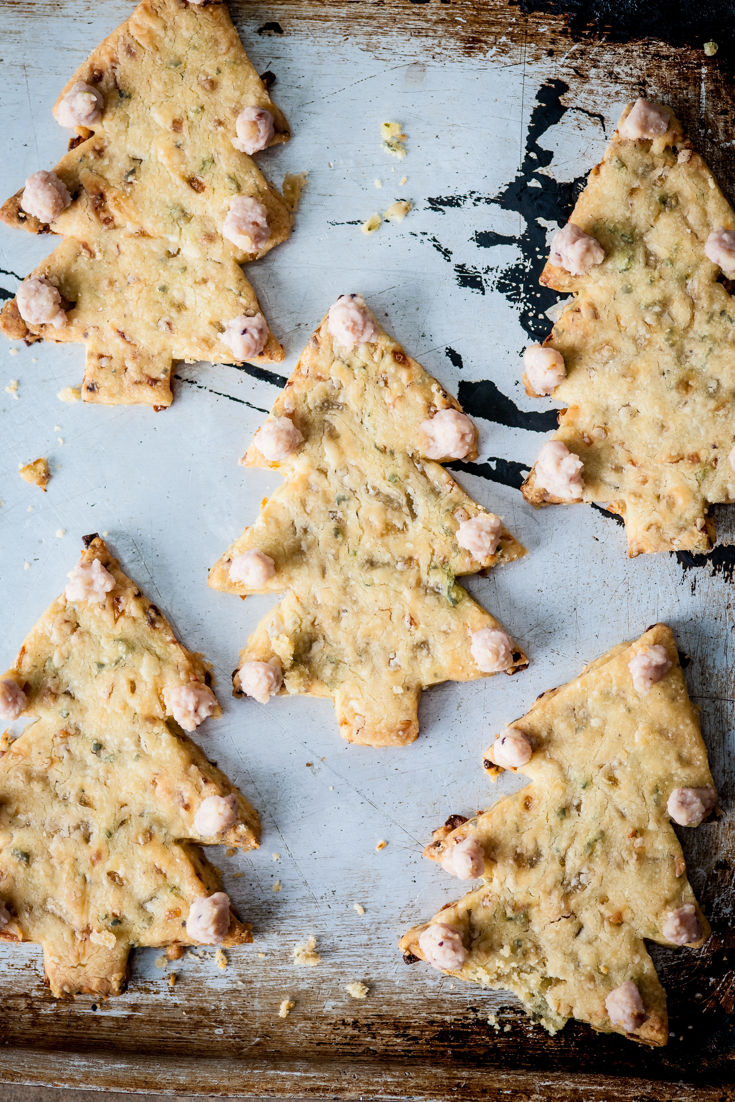 Savoury Christmas Shortbread Recipe - Great British Chefs