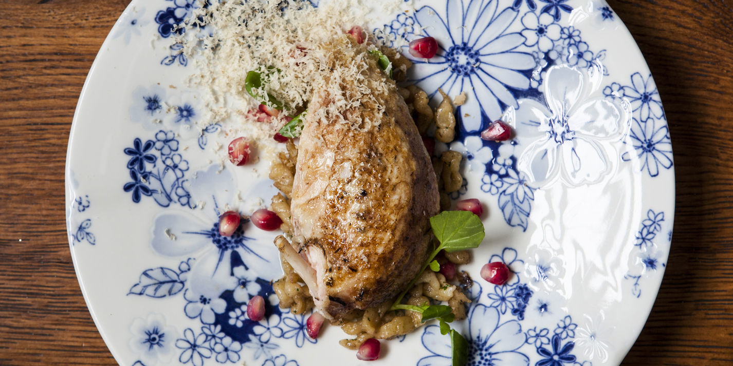 Roasted Partridge Recipe with Spätzle - Great British Chefs
