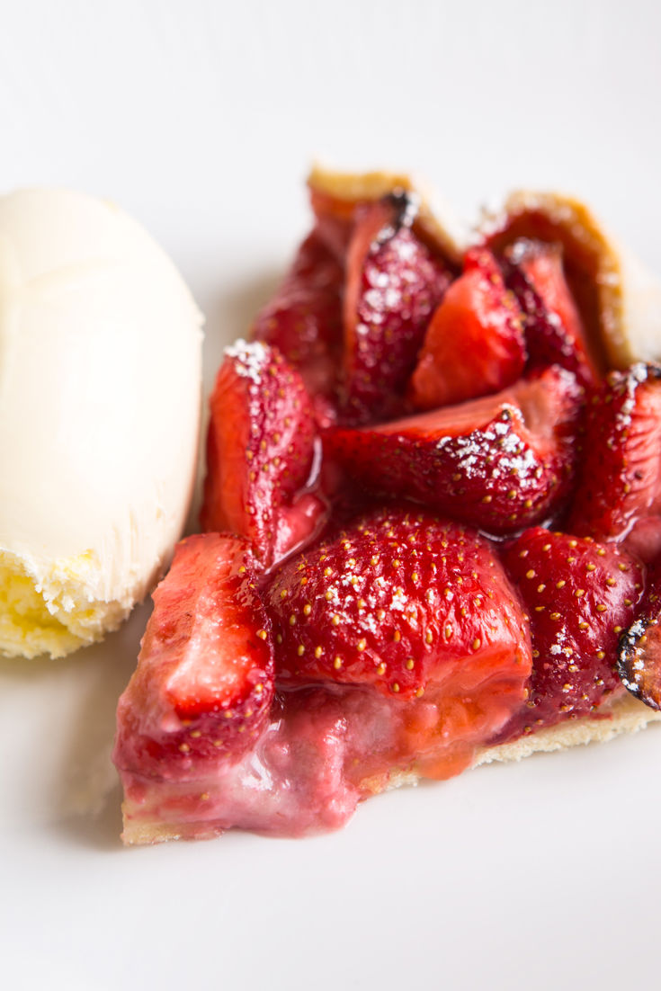 Strawberry and Almond Tart - Great British Chefs
