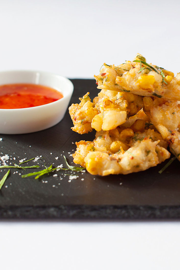 Thai Sweetcorn Fritters Recipe - Great British Chefs