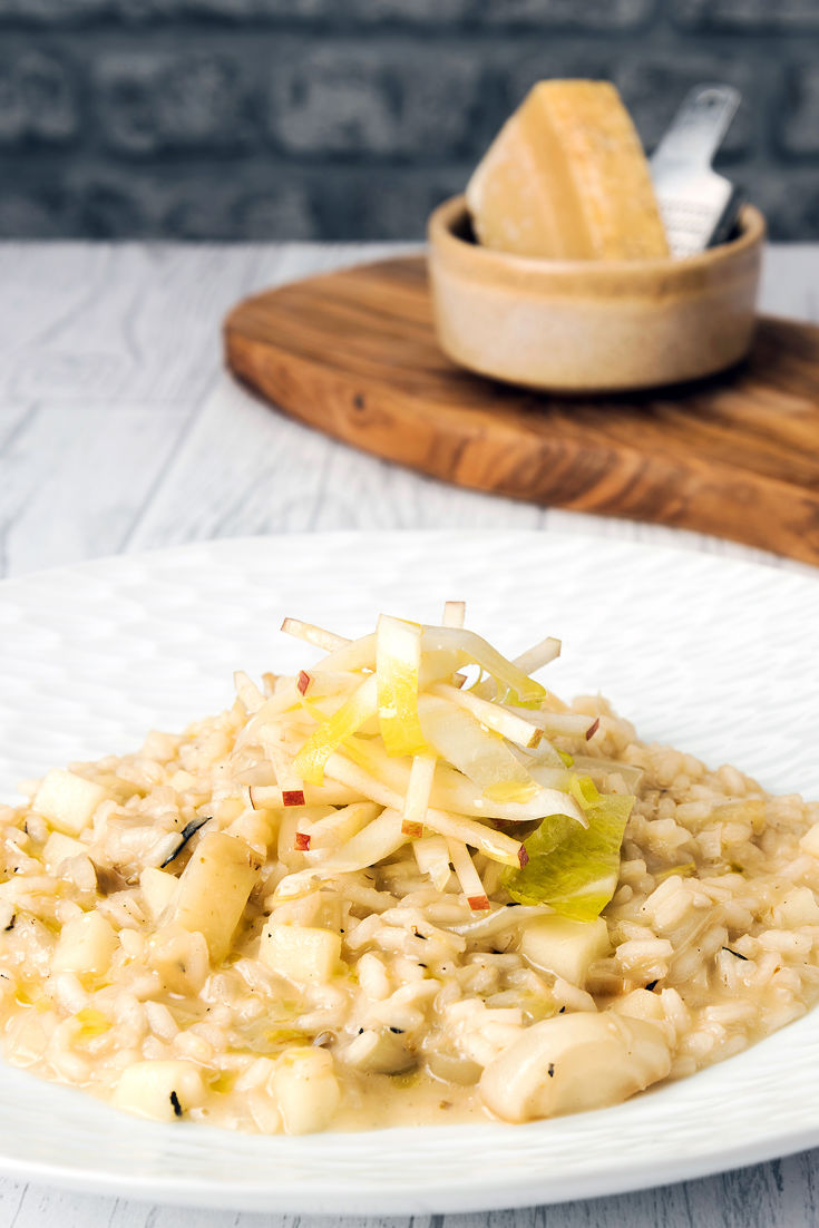 Apple & Chicory Risotto Recipe - Great British Chefs