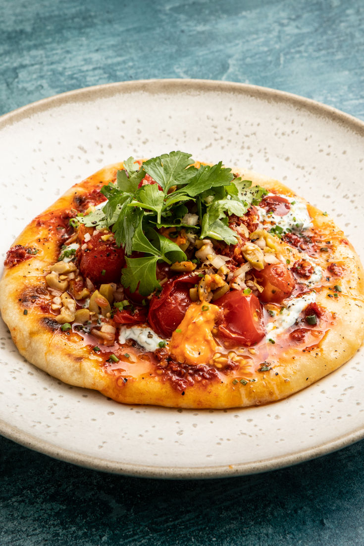 Fermented Piccolo Cherry Tomato Bruschetta on Toasted Sourdough ...