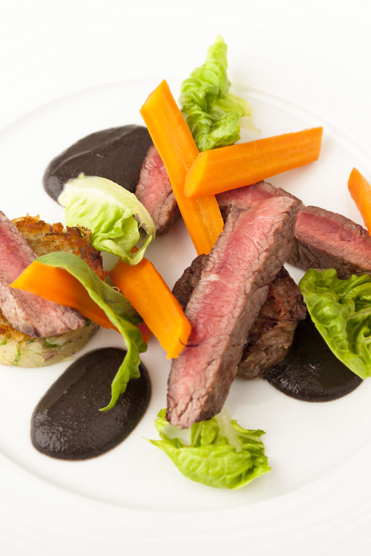 Beef Steak Recipe With Mushrooms & Beef Tea - Great British Chefs