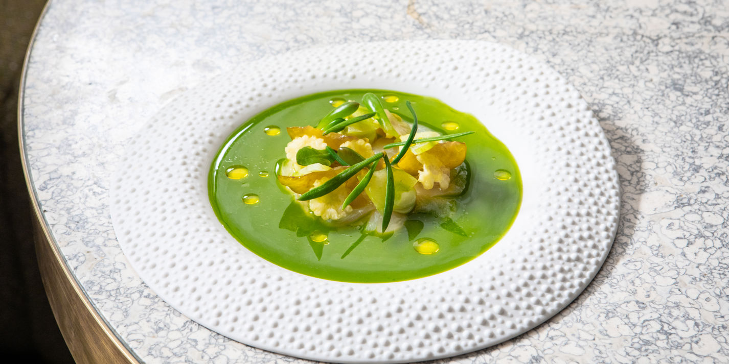 Spiny Warrior: John Dory, Green Tomato and Greengage - Great British Chefs