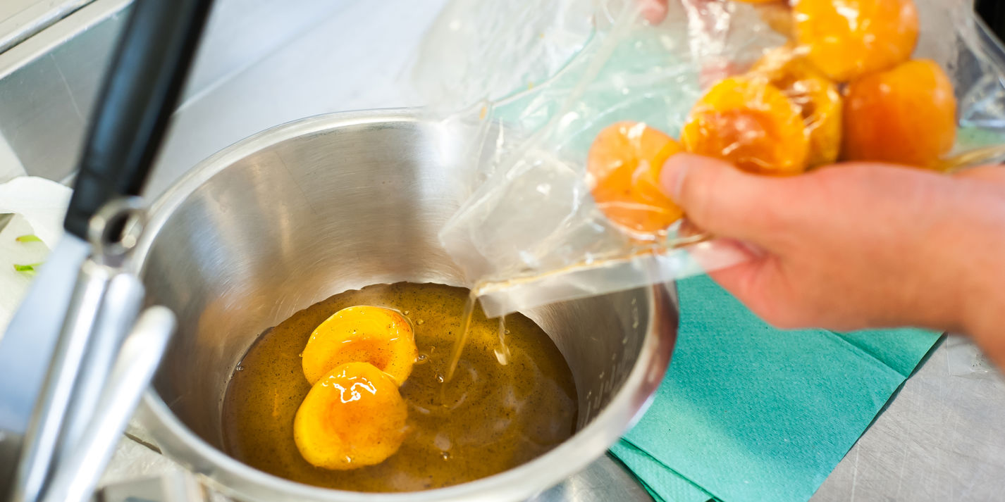 How to Cook Apricots Sous Vide Video - Great British Chefs