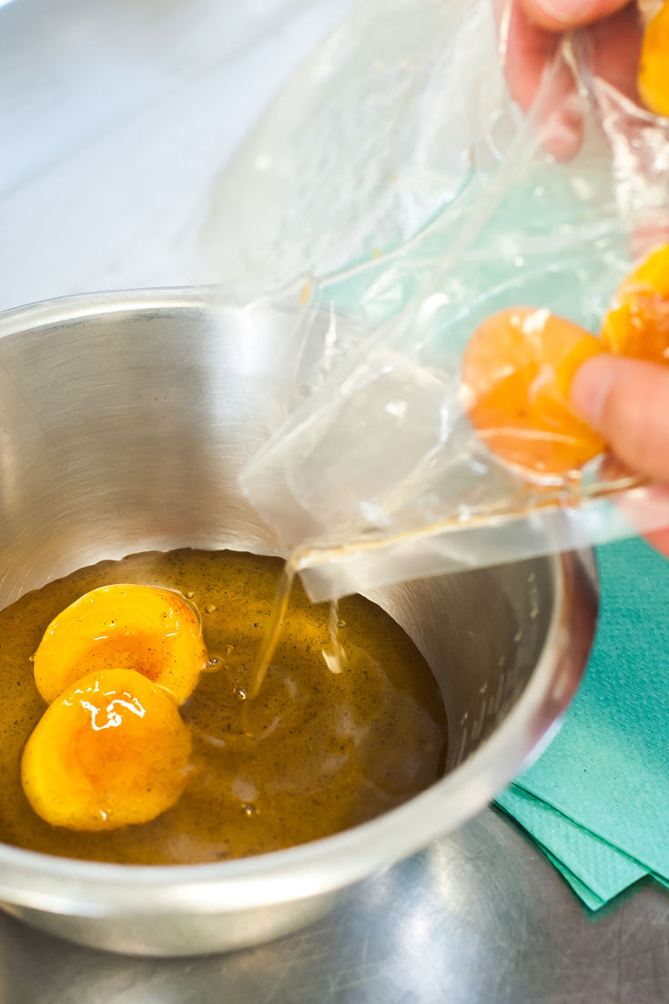 How to Cook Apricots Sous Vide Video - Great British Chefs