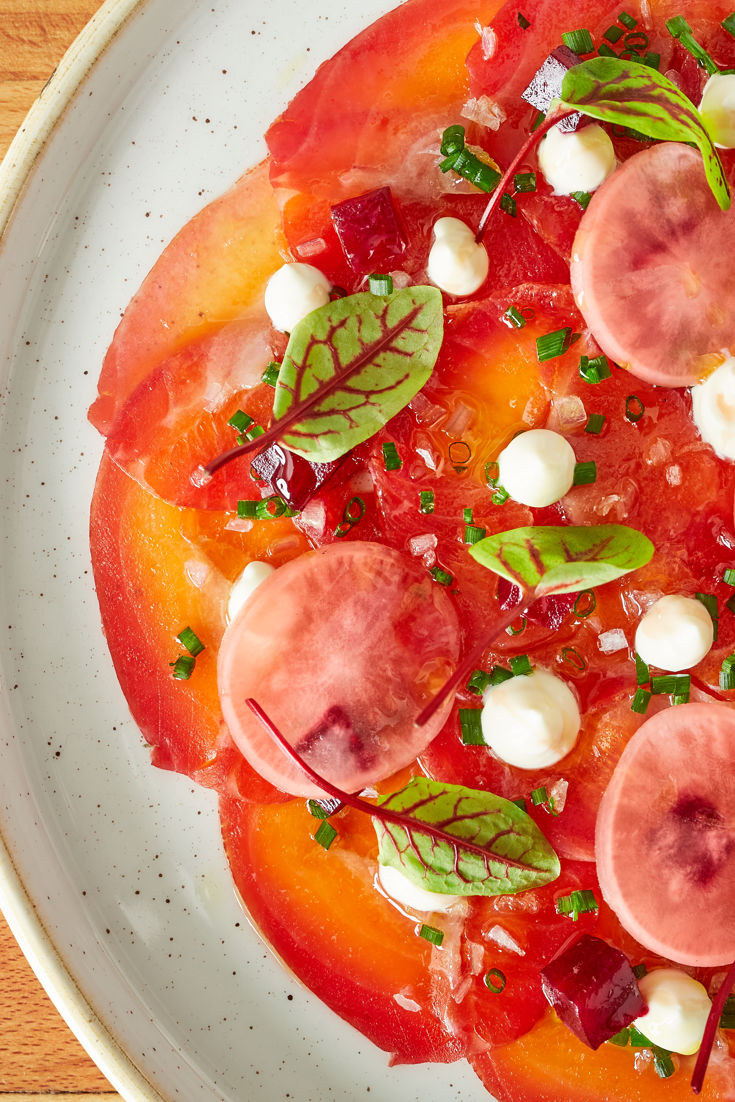 Beetroot-Cured Cotswold Trout Carpaccio Recipe - Great British Chefs
