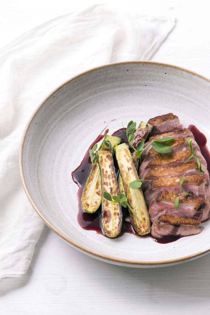 Duck with Cherry and Vodka Sauce Recipe - Great British Chefs