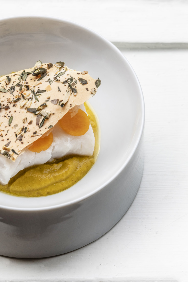 Steamed Cod with Butternut Squash Recipe - Great British Chefs