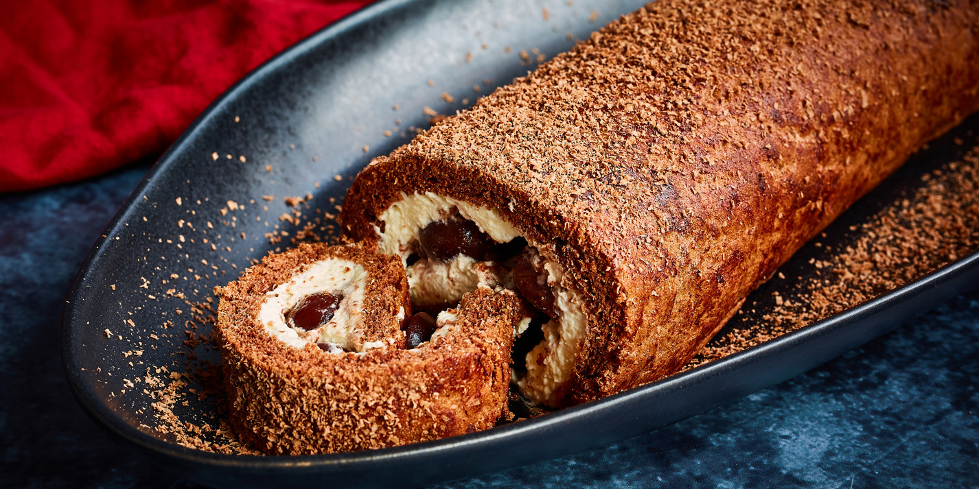 Gluten-free Black Forest Roulade Recipe - Great British Chefs