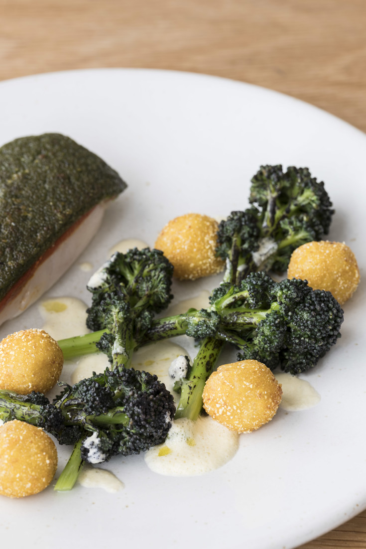 Grilled Pollock Recipe with Wild Garlic Crust - Great British Chefs