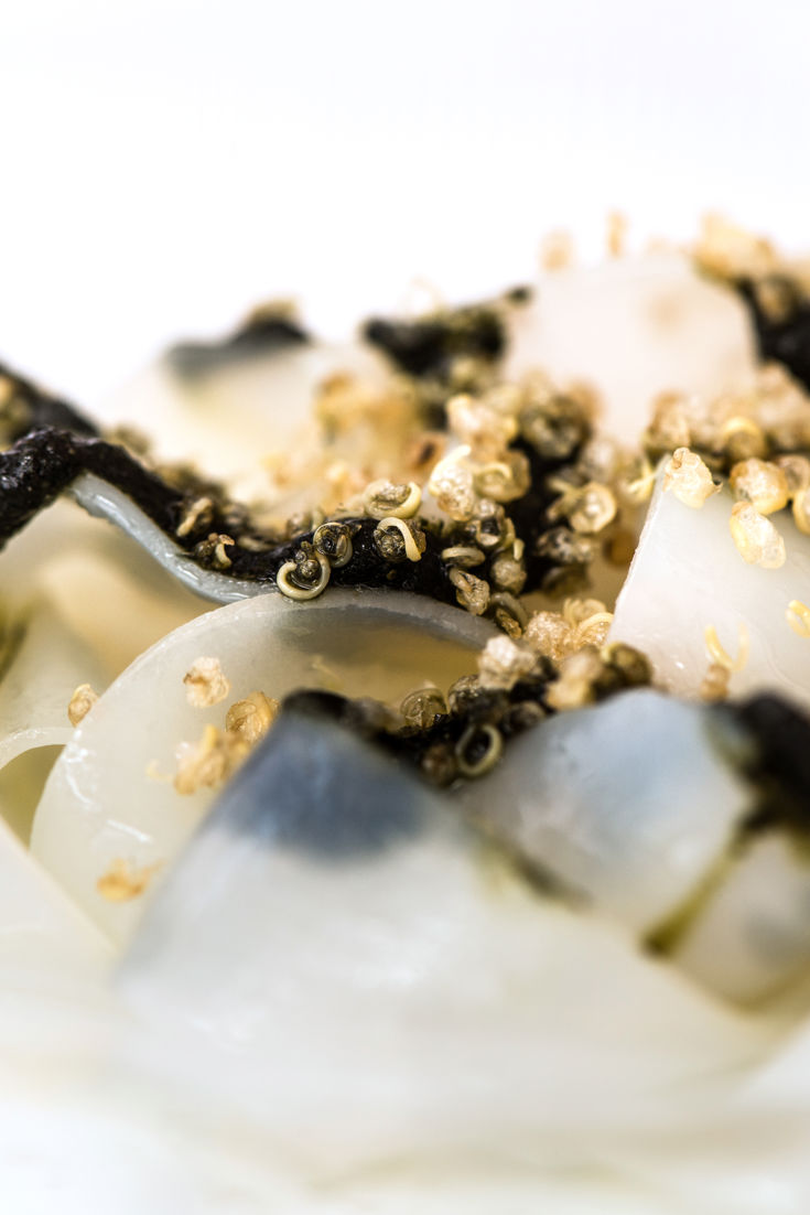 Tagliatelle of Cuttlefish and Quinoa Recipe - Great Italian Chefs