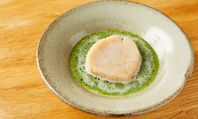 Koji Cured Scallops with Smoked Mussel Sauce Recipe - Great British Chefs