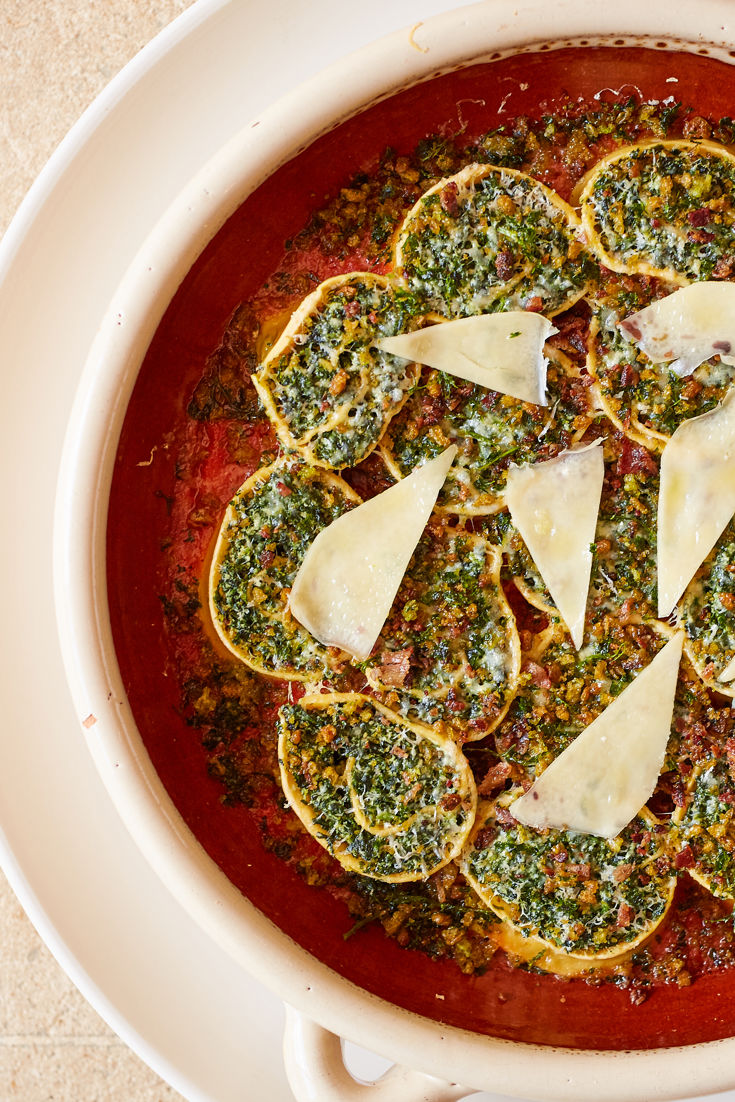 Spinach and Gruyère Rotolo Recipe - Great British Chefs