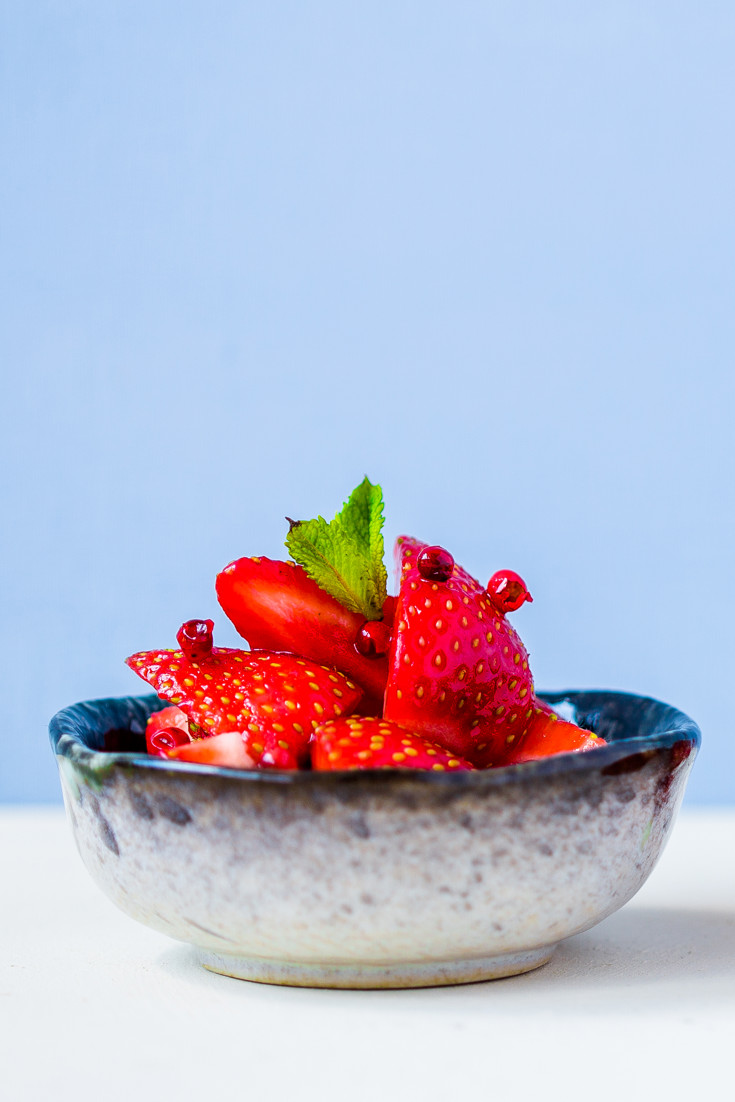 Quick Pickled Strawberry Recipe - Great British Chefs