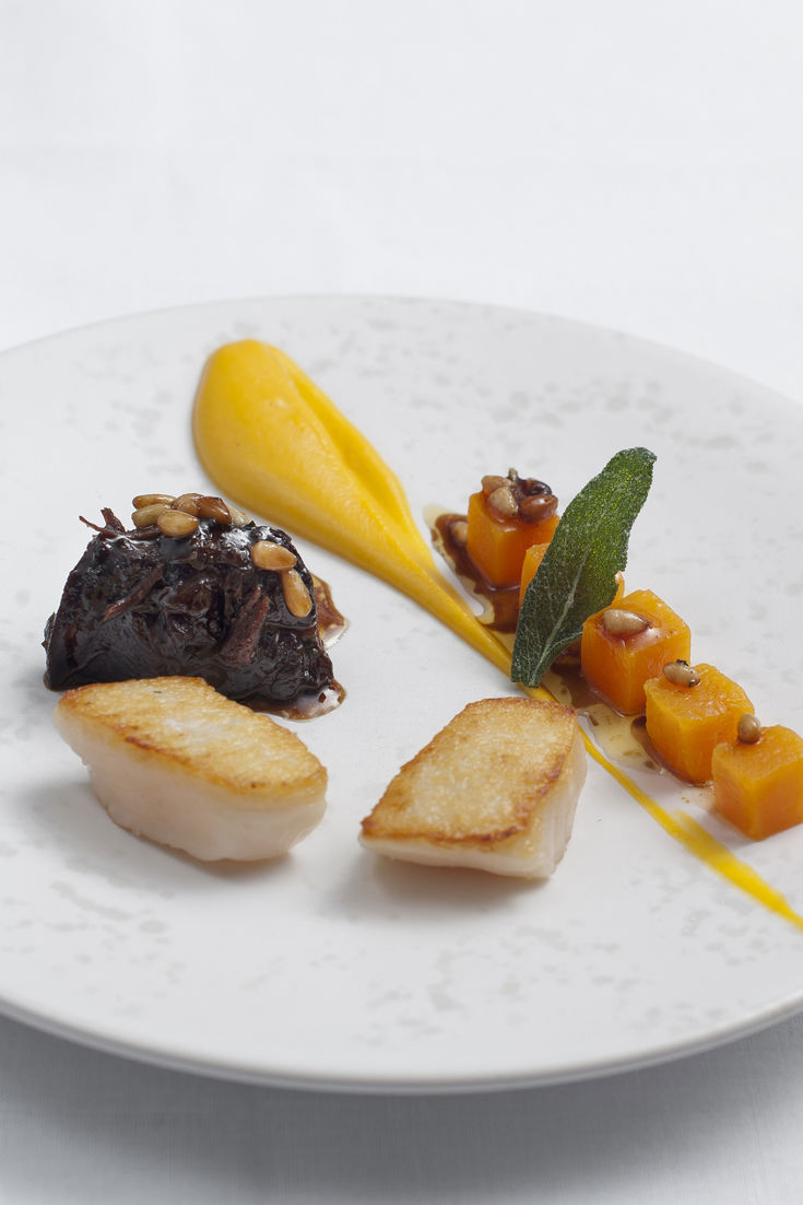 Scallops with Beef Recipe - Great British Chefs