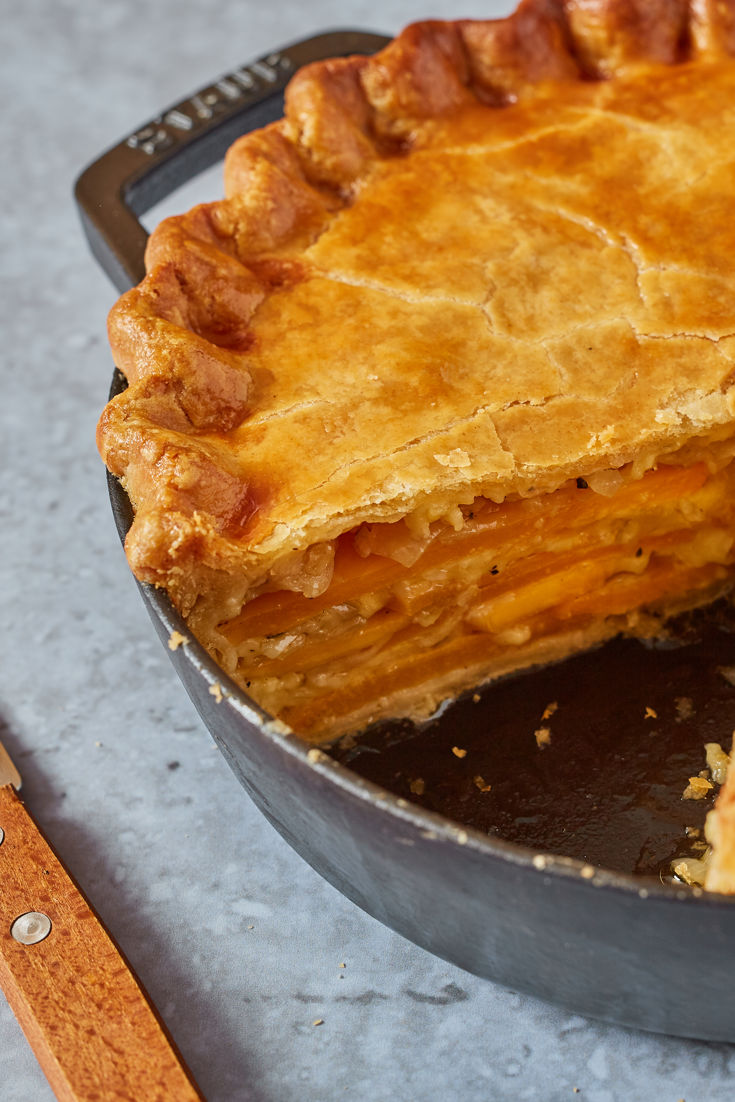 Swede, Onion and Cheese Pie Recipe - Great British Chefs
