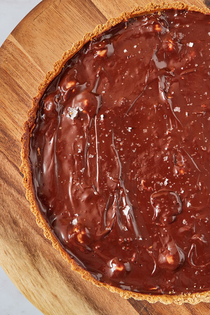Rye, Brown Butter, Chocolate and Malteser Tart Recipe - Great British Chefs