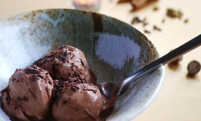 Spiced Belgian Chocolate Ice Cream Recipe - Great British Chefs
