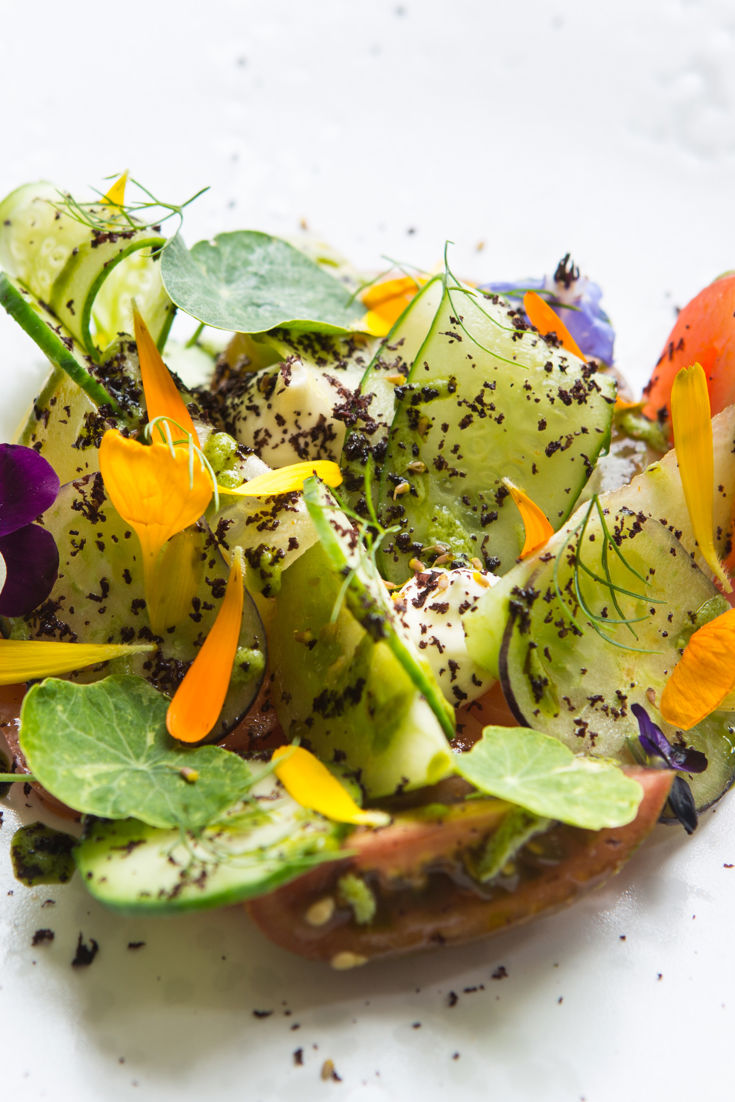 Ricotta and Garden Salad Recipe - Great British Chefs