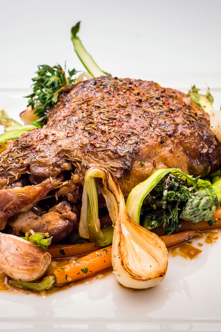 Confit Milk-Fed Lamb Shoulder Recipe - Great British Chefs