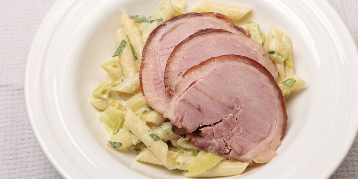Gammon with Pasta Recipe - Great British Chefs