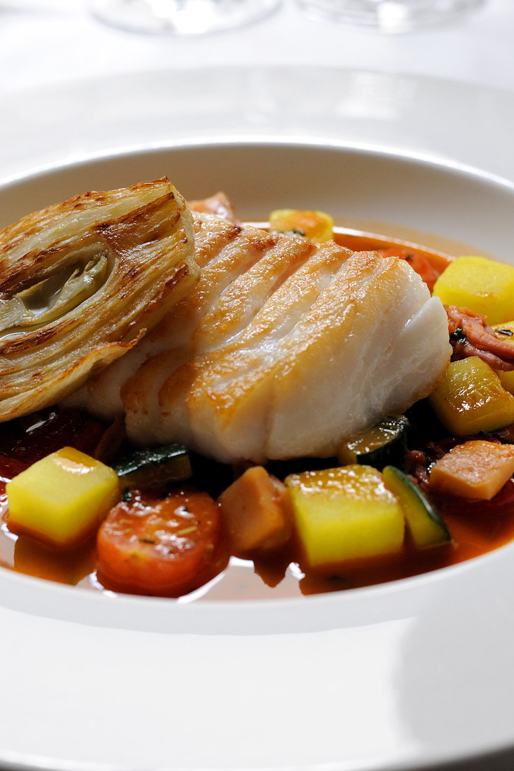 Cod Fillet Recipe With Bouillabaisse Sauce - Great British Chefs
